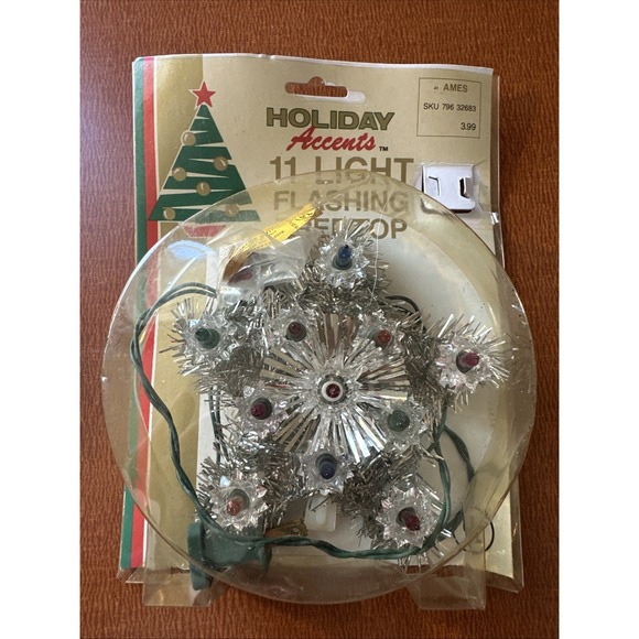 Christmas Trim | Holiday | Vintage Christmas Trim 1 Light Electric Star ...